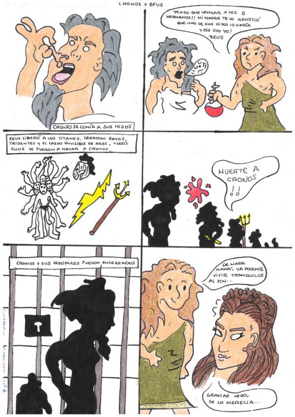 Mitología griega en cómics – Las Arenillas